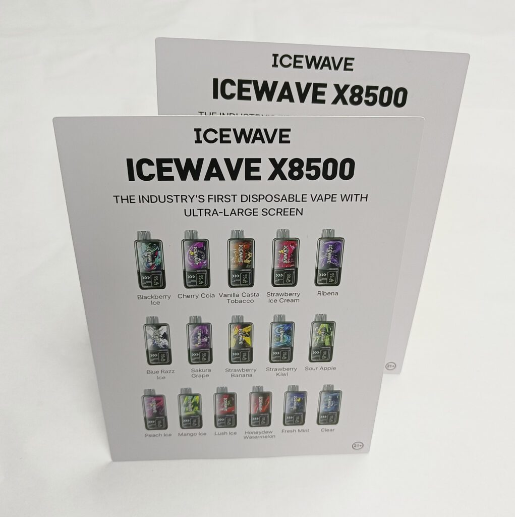 22. PVC Counter Card (PVC Desk Counter Card Display Stand) - Weima Display